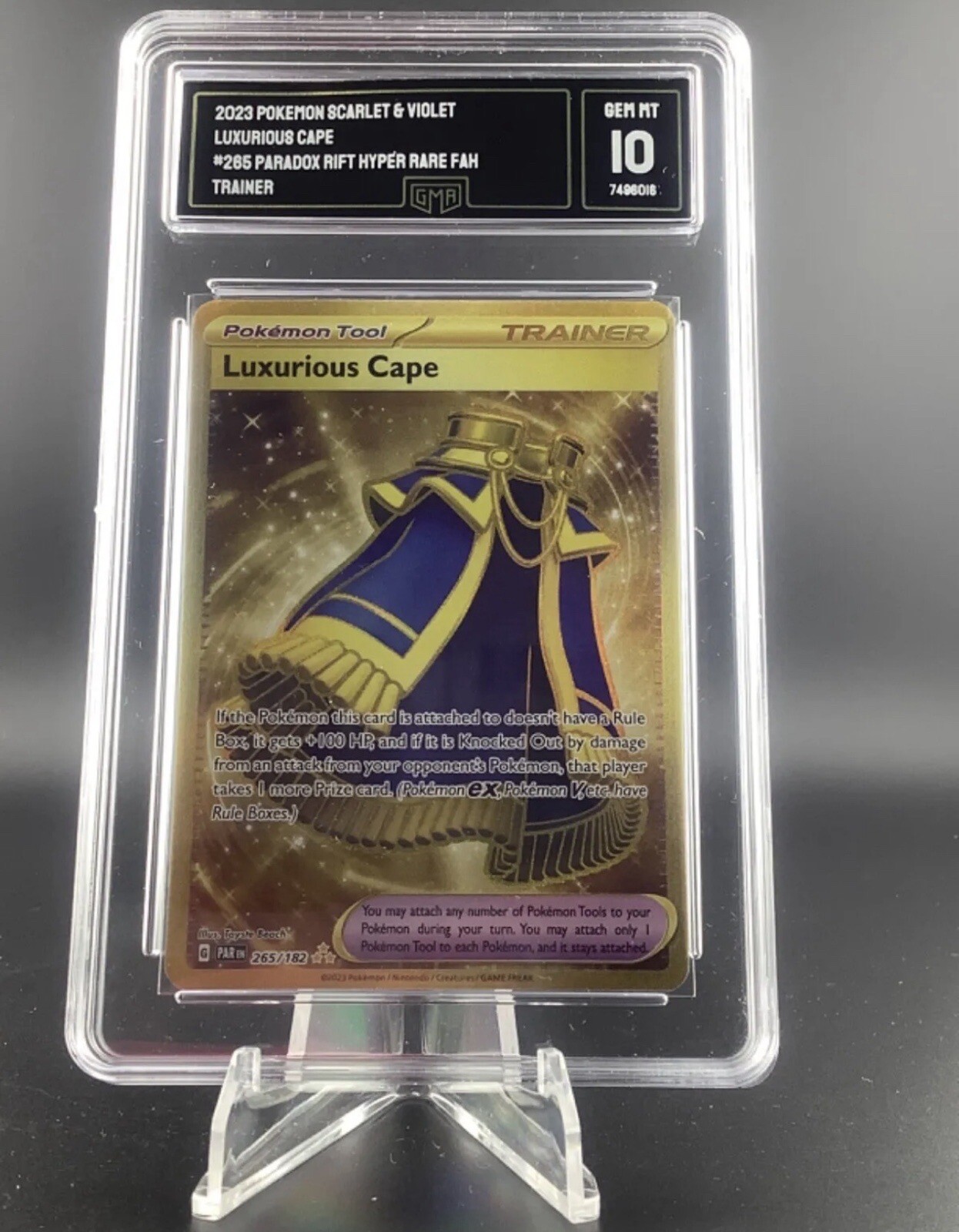 Pokémon TCG Luxurious Cape Paradox Rift 265/182 Holo Hyper Rare for ...