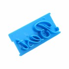 6pcs Fondant Cake Embosser Letters Mold Happy Birthday Best Wishes ...