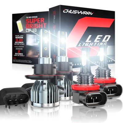 For Mini Cooper R56 Clubman R55 6000K LED Headlight High-Low Beam+Fog ...