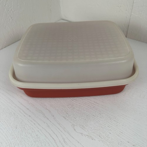 Vintage Tupperware Large Season Serve Marinade Container 1294-2 Paprika ...