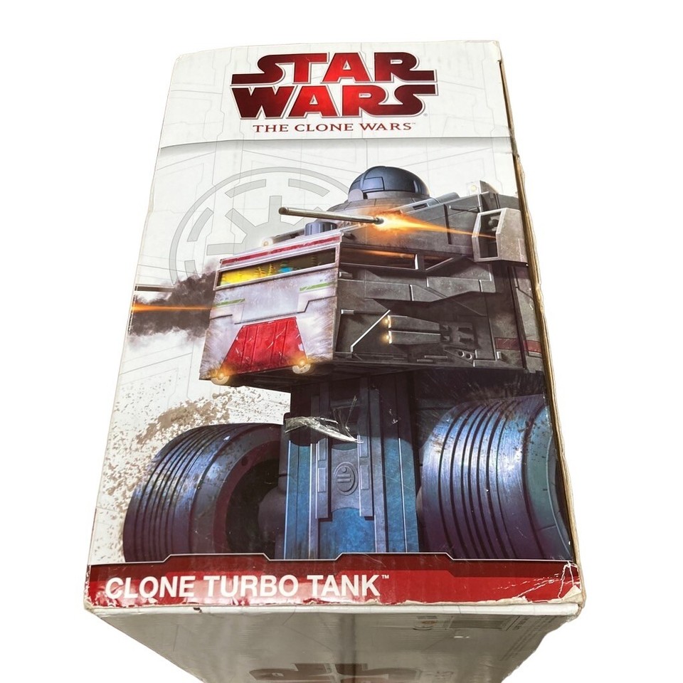 Hasbro Star Wars Clone Wars Turbo Tank Vehicle With Exclusive AF Gunner ...