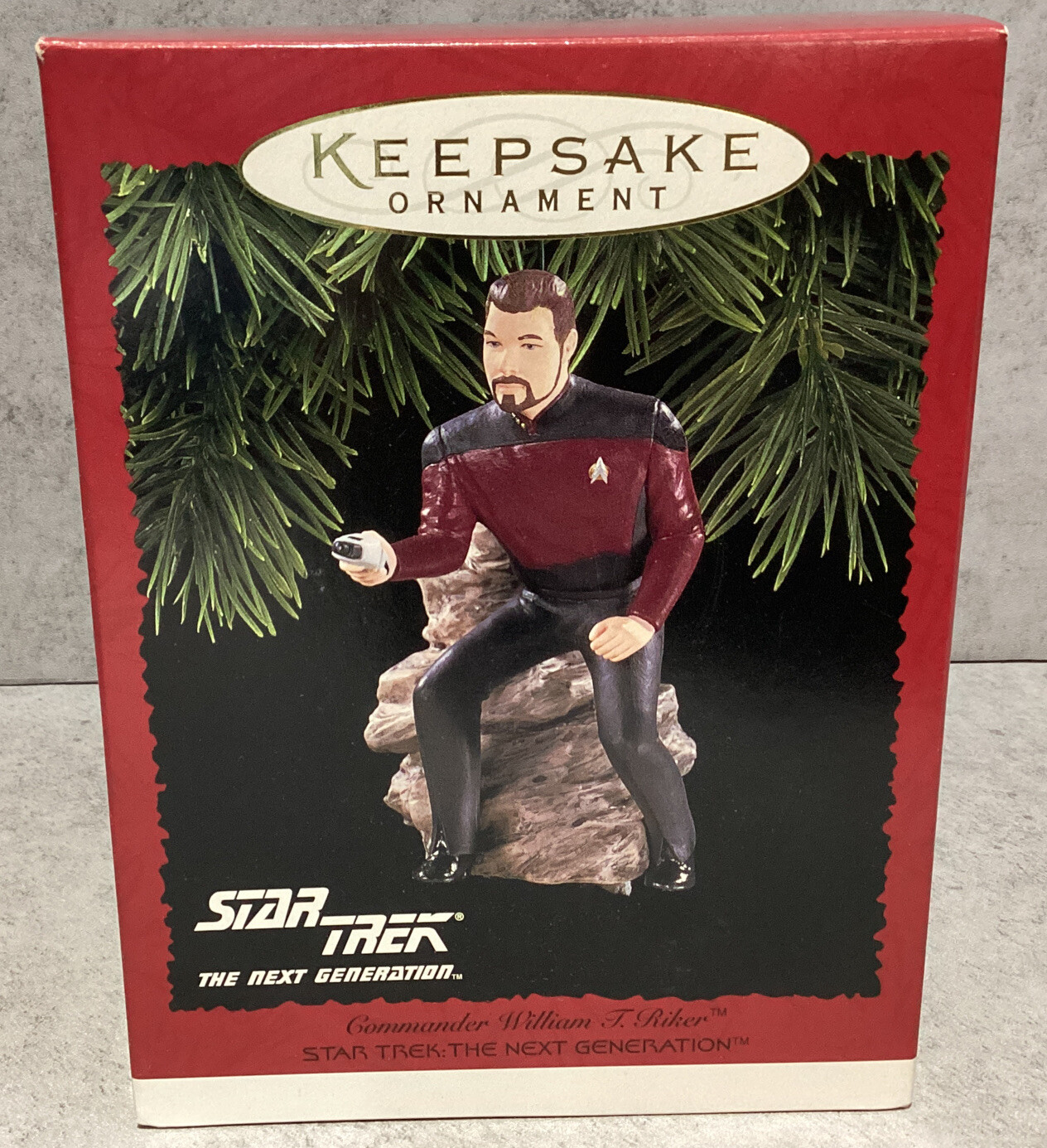 Commander William T. Riker Hallmark 1996 Keepsake Ornament STAR TREK | eBay