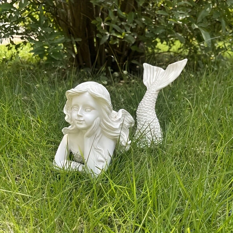 Outdoor Resin Mermaid Statues for Garden Decoration | eBay
