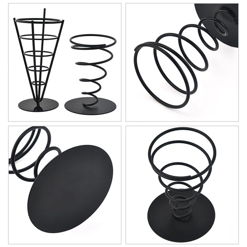 French Fry Holders Snacks Display Stand Fries Baskets Buffets Iron ...