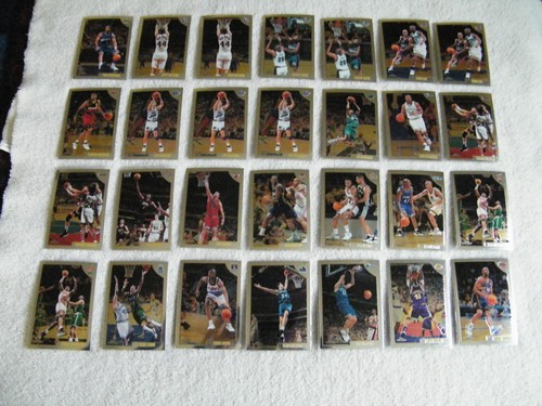 1998-99 TOPPS CHROME Basketball - Lot Partial Starter Set 154 Cards NBA ...
