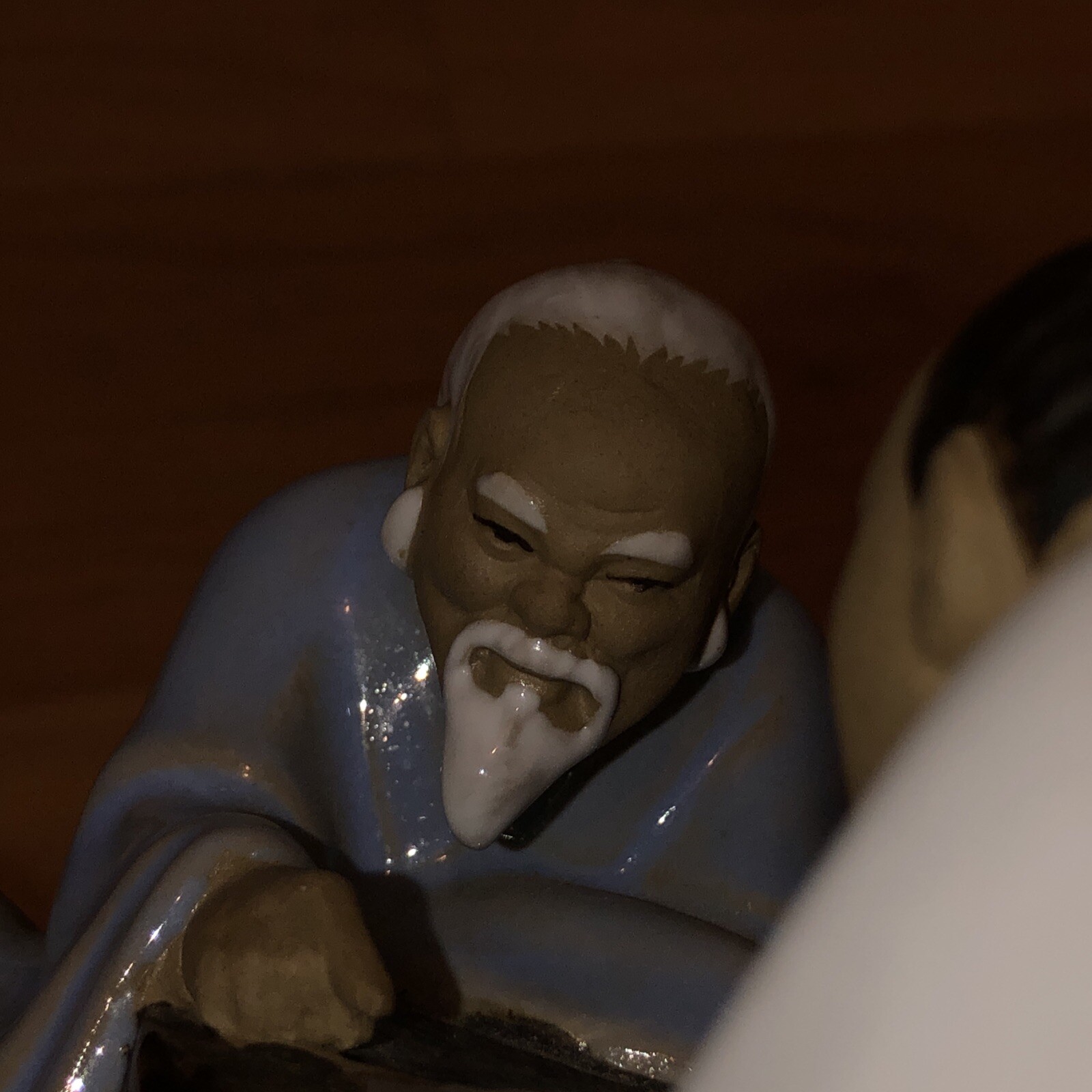 Asian Art Chinese Wanjiang Mudman Statue Figurine Men Playing Board ...