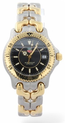 NOS Vintage TAG Heuer SEL Quartz Ayrton Senna - 34mm - Gold & Steel ...