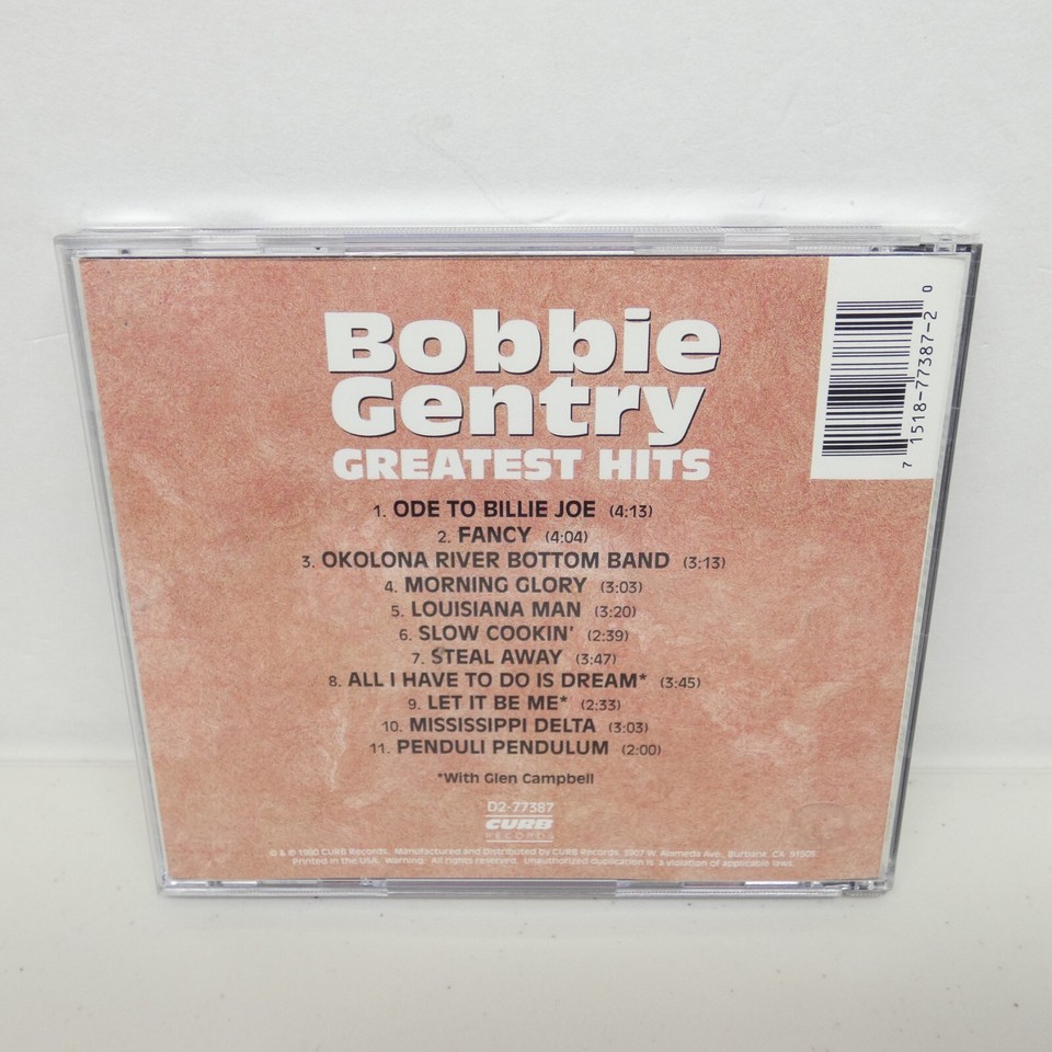 Bobbie Gentry Greatest Hits (Music CD) | eBay