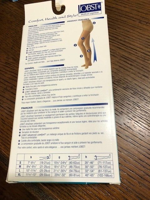 JOBST 115685 Opaque Knee High Closed Toe 15-20mmHg (Espresso) Small ...