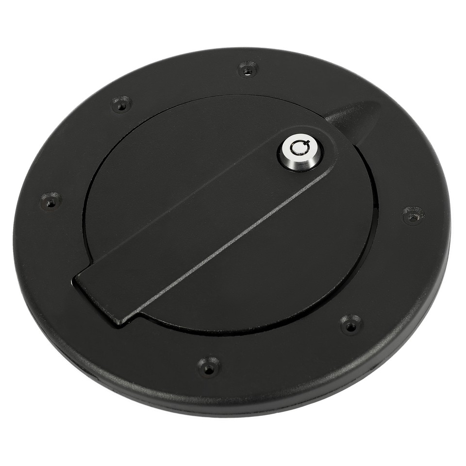 For Hummer H3 H3T 2006-2010 Aluminum Black Fuel Door Locking Gas Tank ...