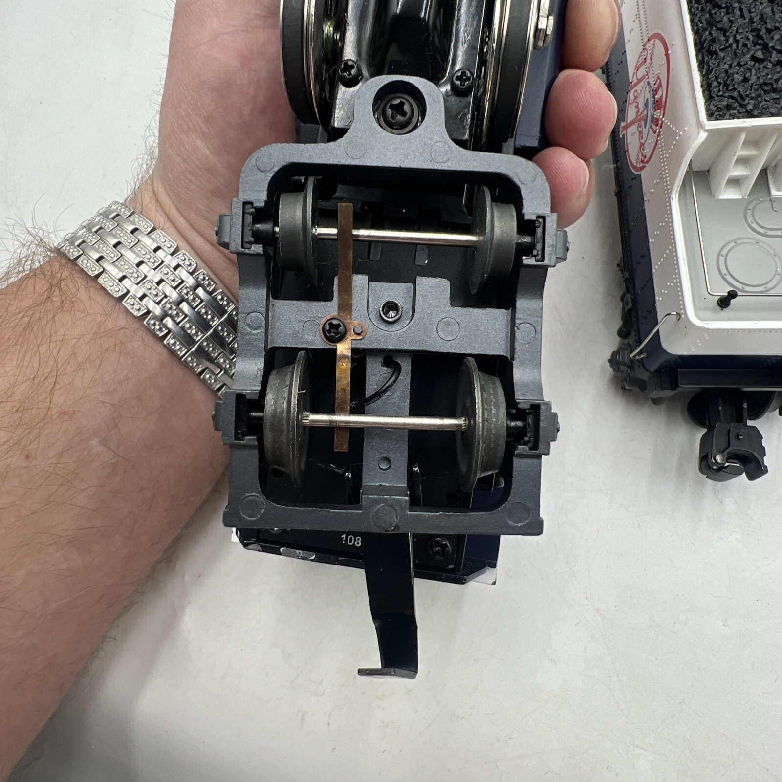 LIONEL O GAUGE 2-8-4 DIECAST NEW YORK YANKEES STEAM LOCOMOTIVE ...