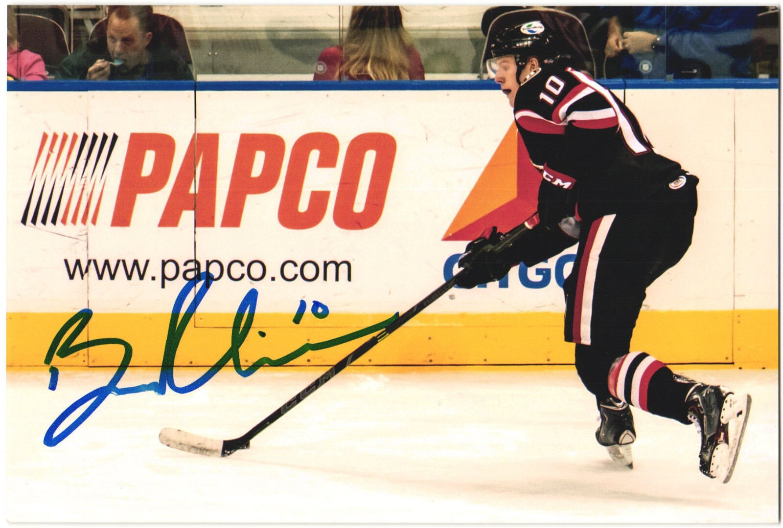Buddy Robinson Autographed 4x6 Color Photo Binghamton Senators #10 | eBay