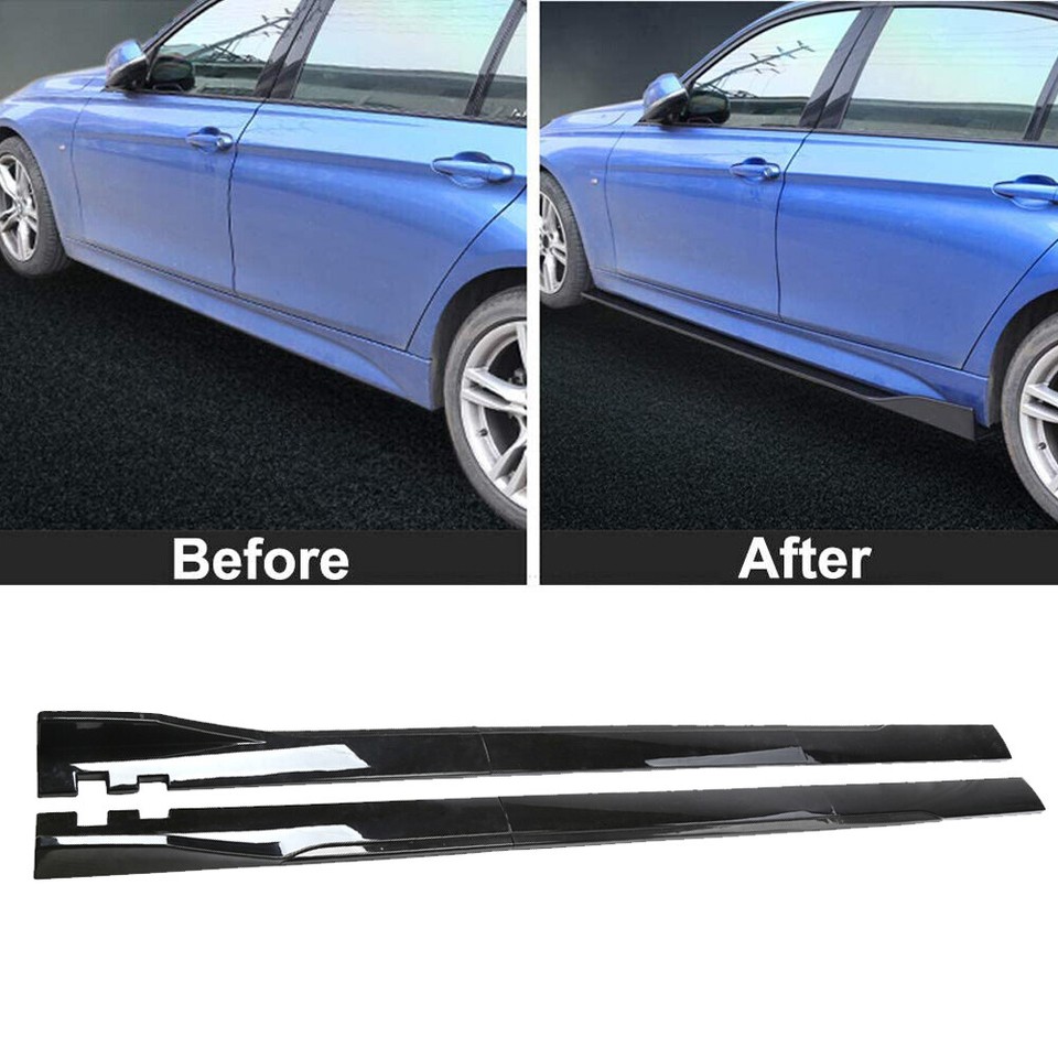 For Cadillac Escalade Front Bumper Lip Spoiler Splitter Body Kit+Side ...