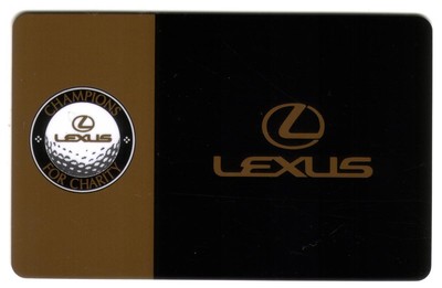 Lexus Champions For Charity Golf Tournament. SAMPLE Phone Card | eBay