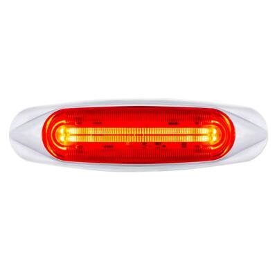 4 LED Light Track Clearance/Marker Light - Red LED/Red Lens | eBay