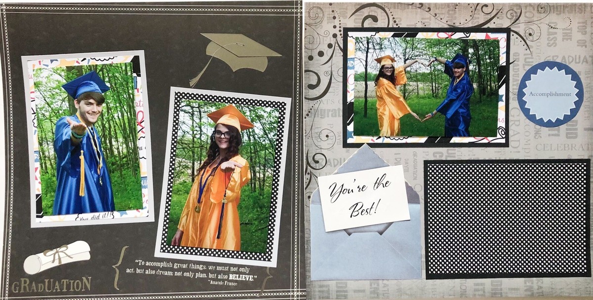 Graduation Scrapbook Pages Scrapbook Templates & Samples | Digital