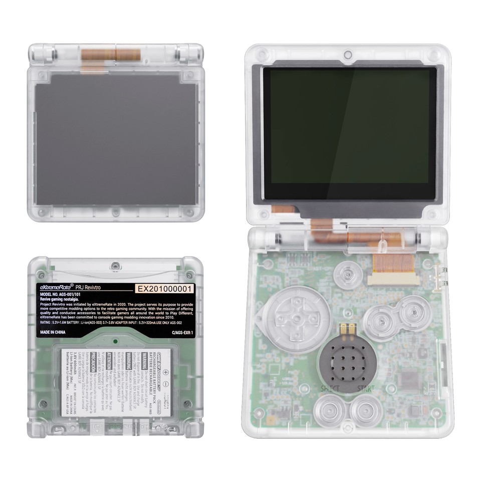 GBA SP IPS Ready Upgraded Replacement Housing Shell for Gameboy Advance ...