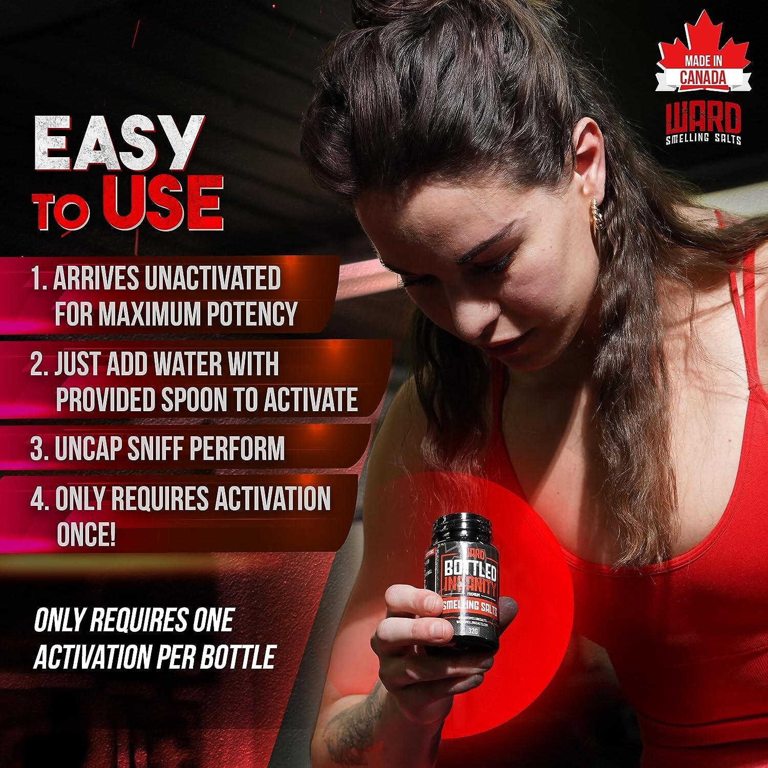 Ward Smelling Salts Bottled Insanity Insanely Strong Ammonia Inhalant ...