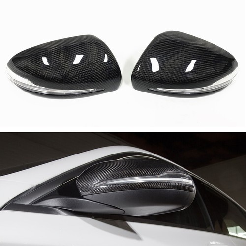 Real Carbon Fiber Replacement Mirror Cover Mercedes Benz C E S W205 ...