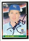 Dane Iorg autographed baseball card (Kansas City Royals) 1985 Donruss ...