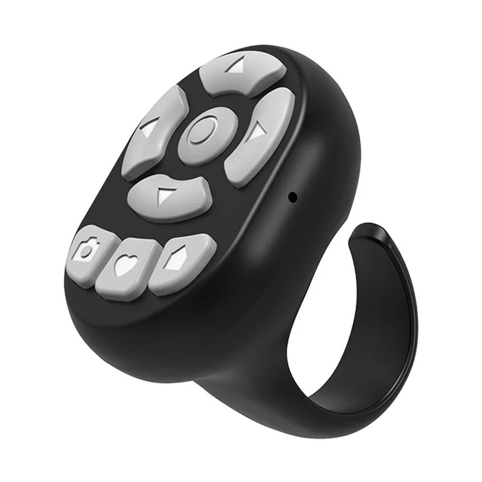 Scrolling Ring Remote Page Turner Wireless Finger Scroller Camera Video ...