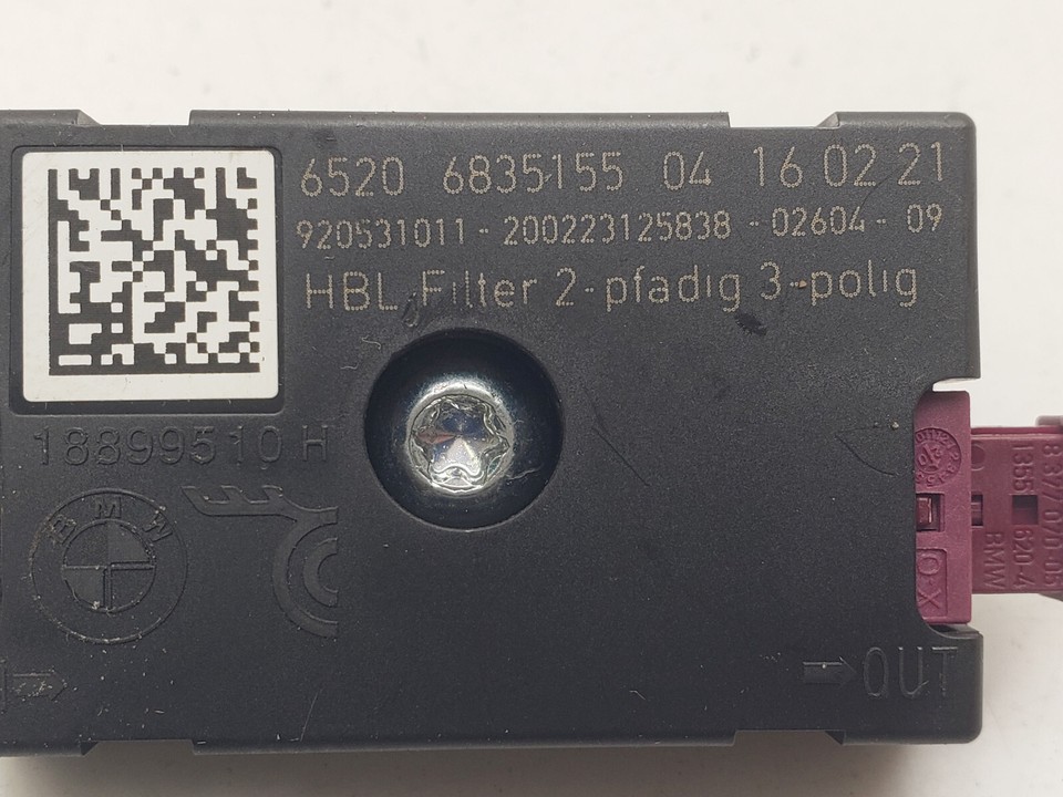 BMW 3 SERIES G20 AERIAL ANTENNA AMPLIFIER MODULE 2021 6835155 | eBay UK