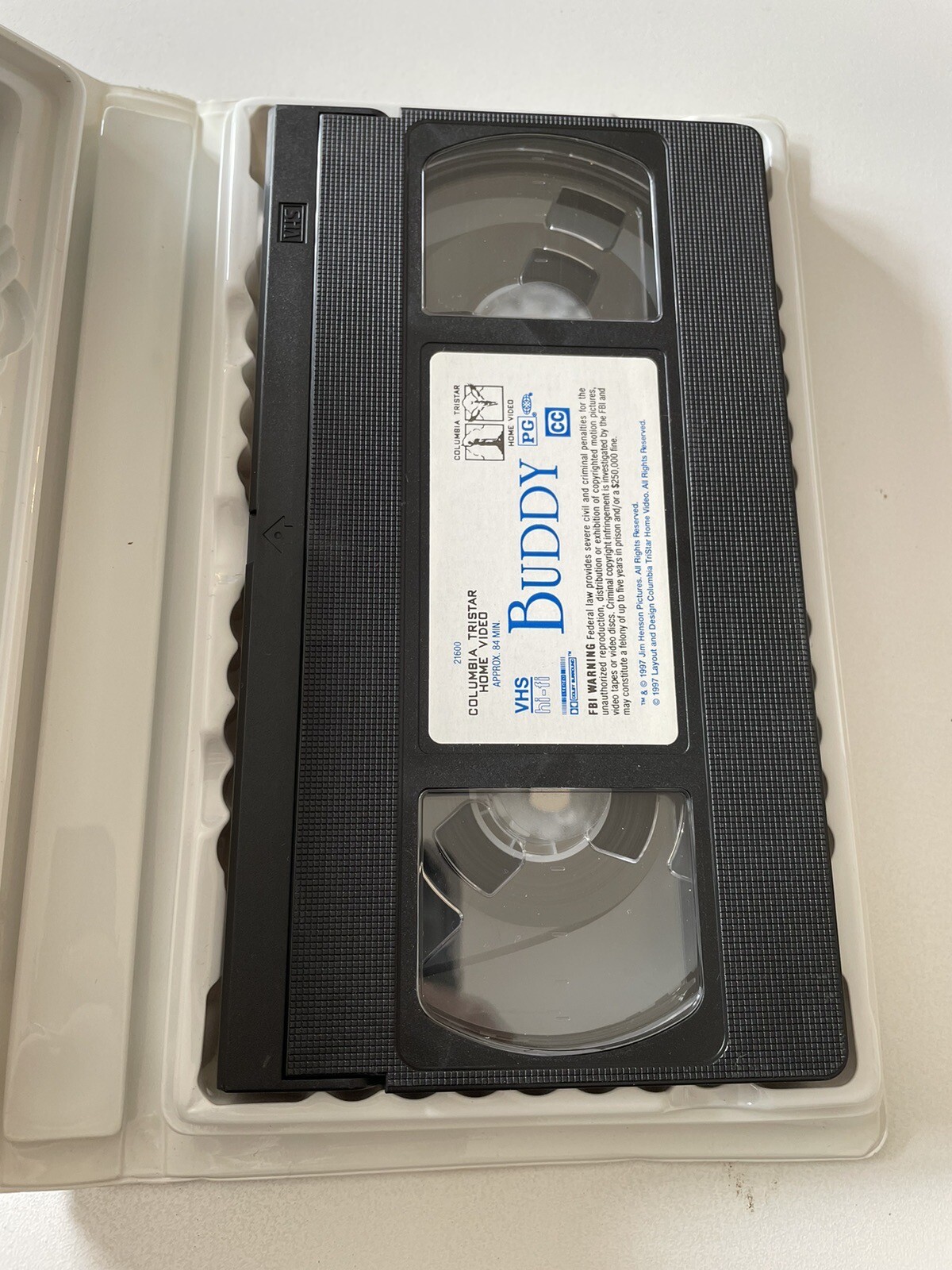 BUDDY on VHS Columbia Family Collection clamshell Rene Russo ...