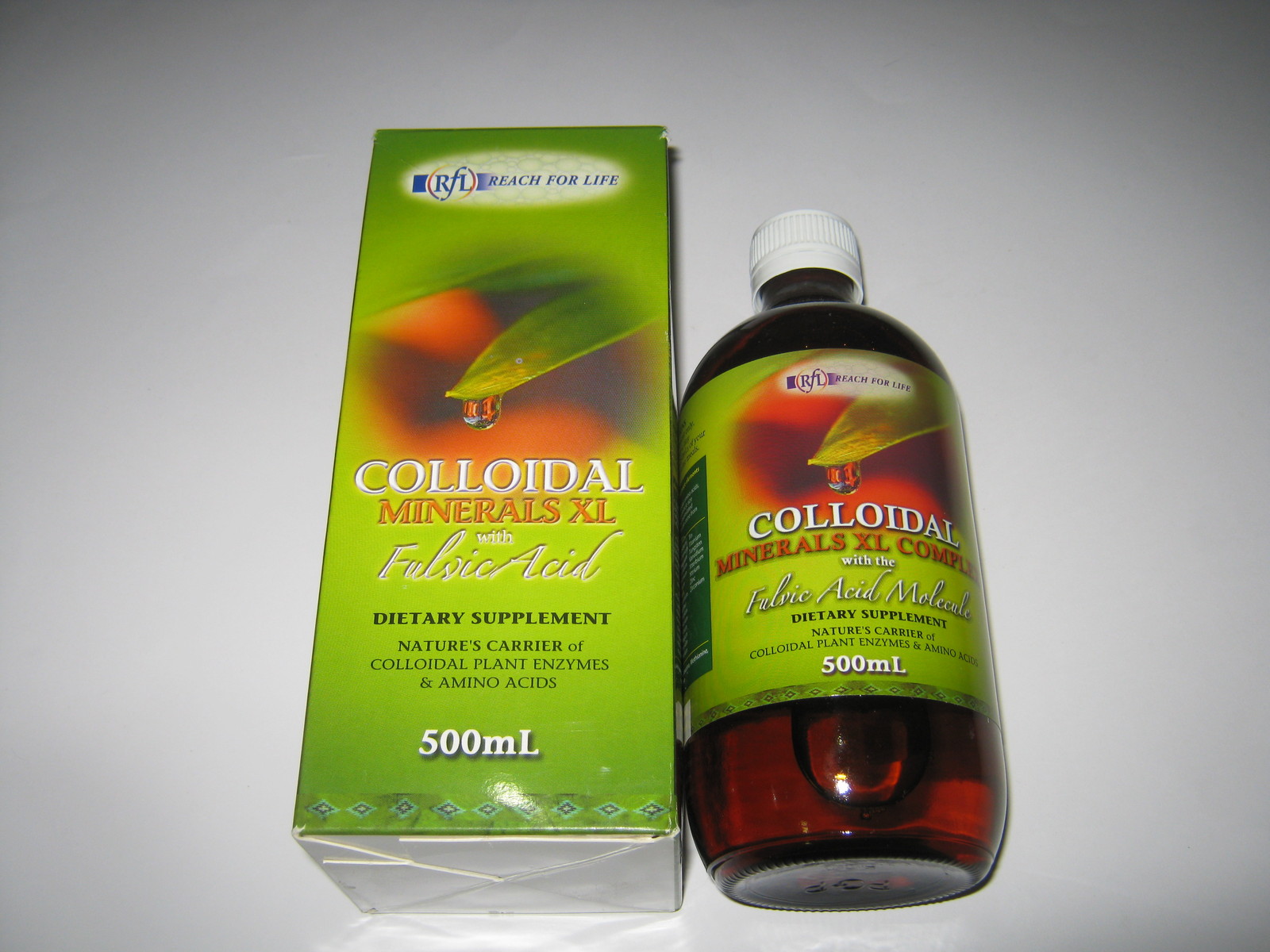 500ml Reach for Life - Colloidal Minerals XL with fulvic acid | eBay