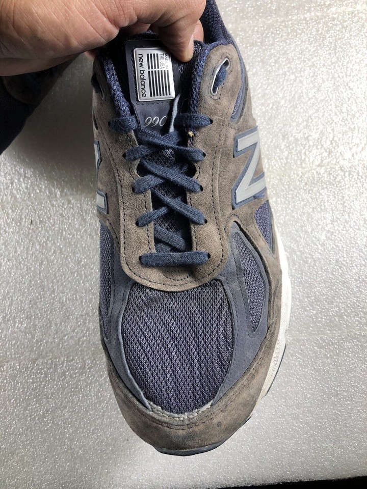 New Balance 990v4 Men's 12.5 Navy Blue Running Shoe USA M990NV4 ...
