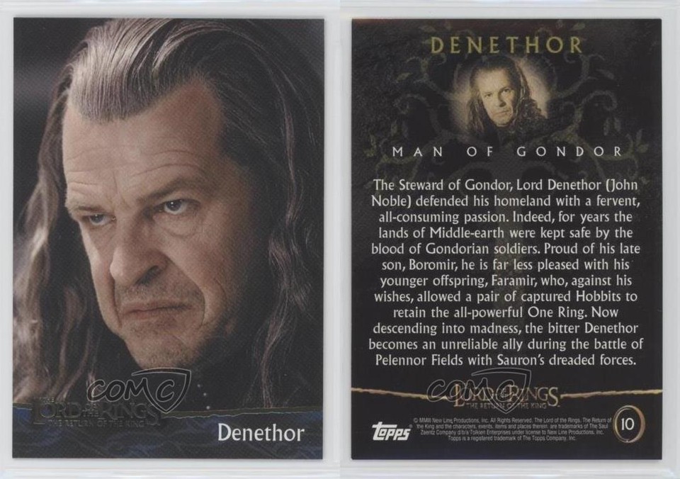 2003 Topps The Lord of the Rings: The Return of the King Man of Gondor ...