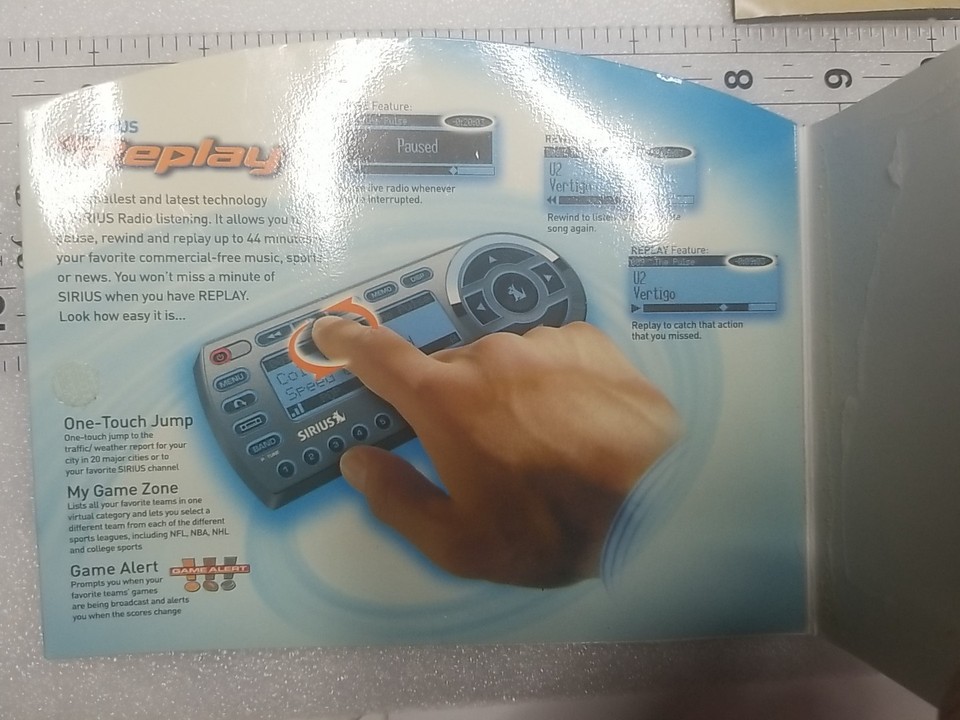 Sirius Starmate Replay Receiver & Car Kit ST2 XM Satellite Radio No ...