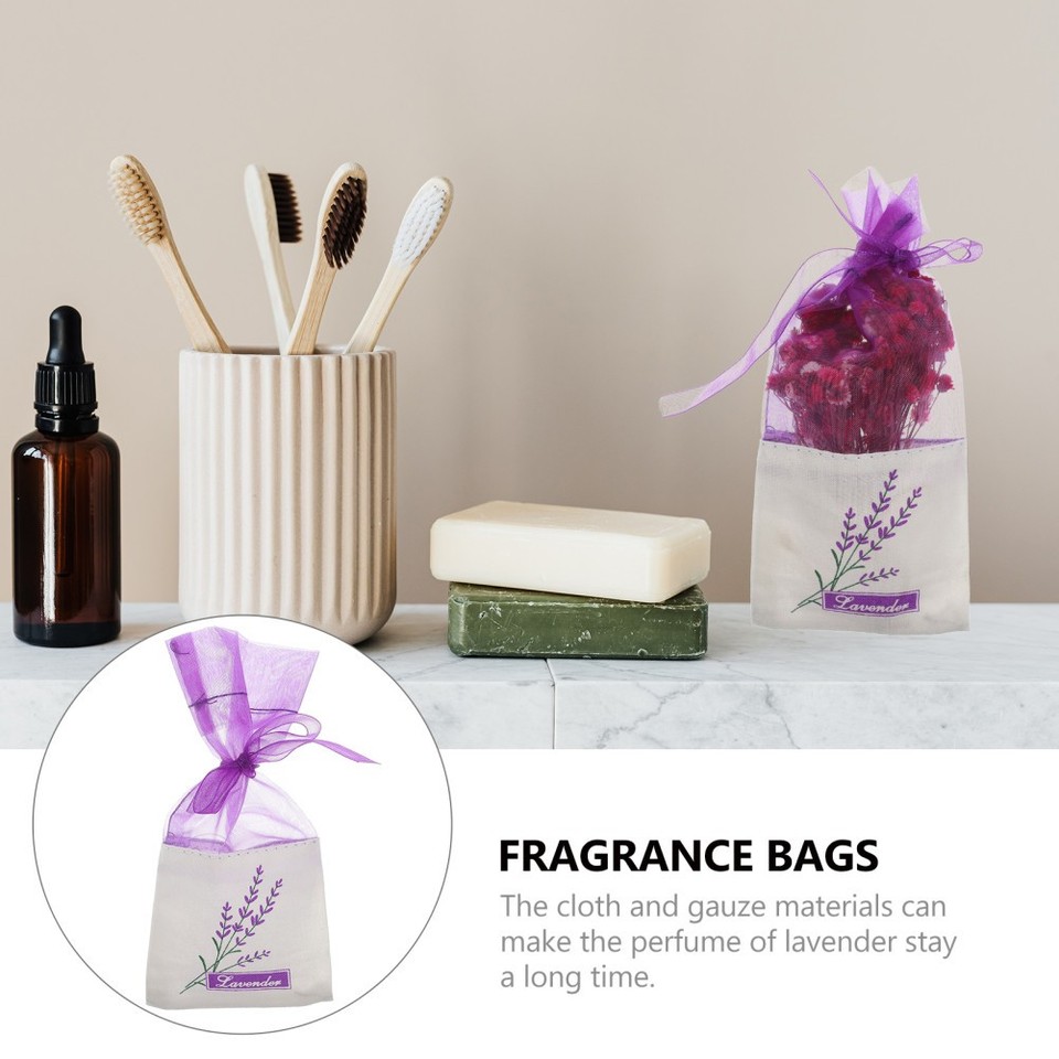 Bag Scent Empty Lavender Sachets Bags Home Fragrance Deep Purple | eBay ...