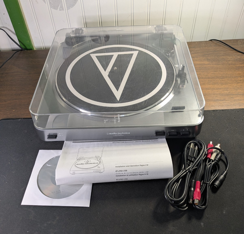 Audio-Technica LP Digital USB Turntable Recording System Auto Belt AT ...