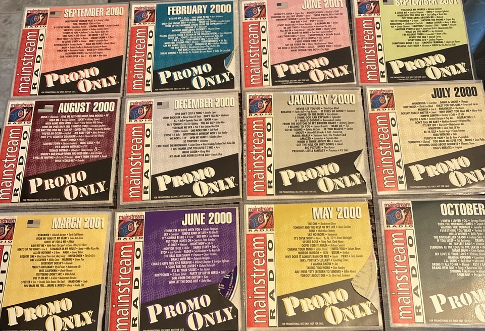 Vintage Promo Only 31 CD Lot Mainstream Radio Various- Dance DJ See ...