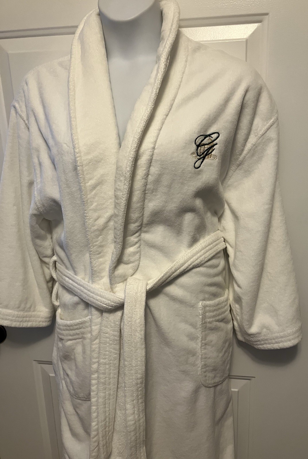 Unisex Cypress Luxury Spa Robe White High Quality Thi… - Gem