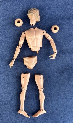 VINTAGE 60’s / 70’s HASBRO GI JOE Flock Blonde Hair & Beard 12” | eBay