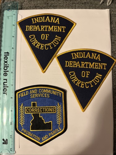 Obsolete Indiana Iowa Corrections Patches Probation Parole | eBay