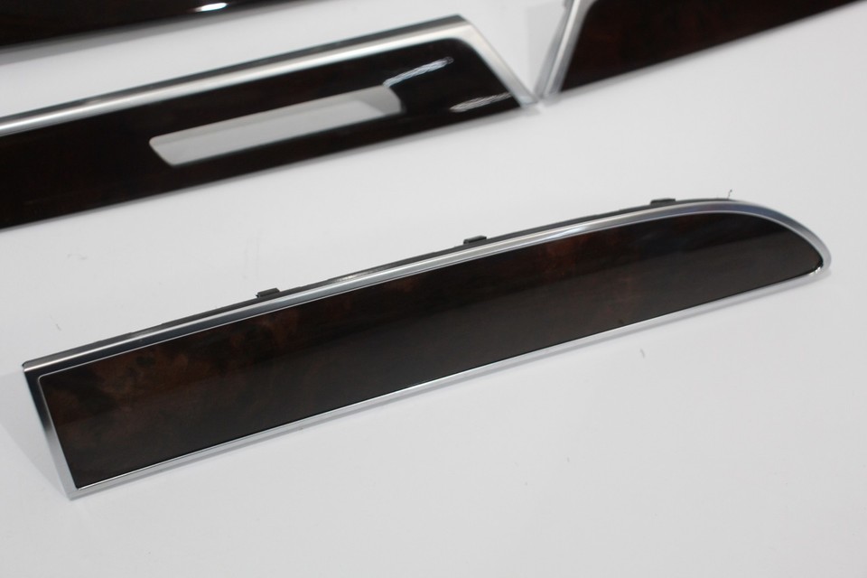 Audi A6 4F C6 Walnut Wood Trim Pack Door Centre Console Ashtray ...