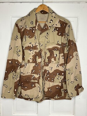 Coat Desert Camouflage Pattern Combat 6 Color Chocolate Chip MED REG ...