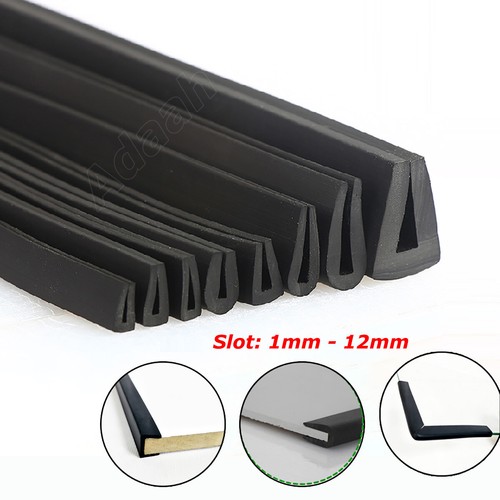 Rubber U Channel Edging Trim Seal 1~12mm Car Door Edge Guard Protector ...