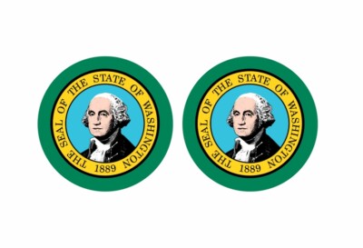 2x sticker flag decal round circle roundel usa united states american ...