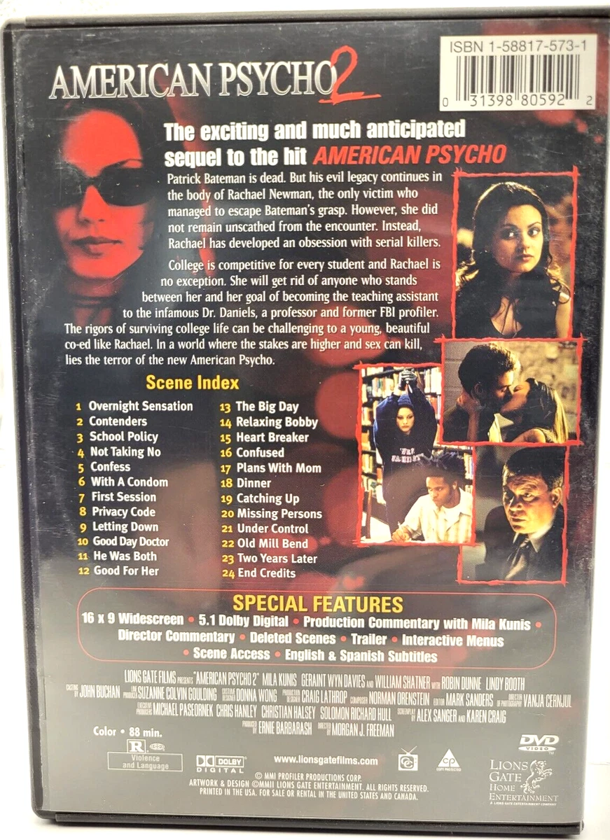 American Psycho 2 Poster