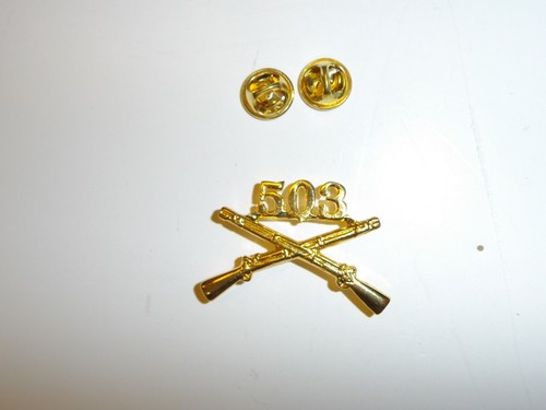 e2365s WW2 US Army 503 Parachute Infantry Regiment PIR Crossed Rifle ...