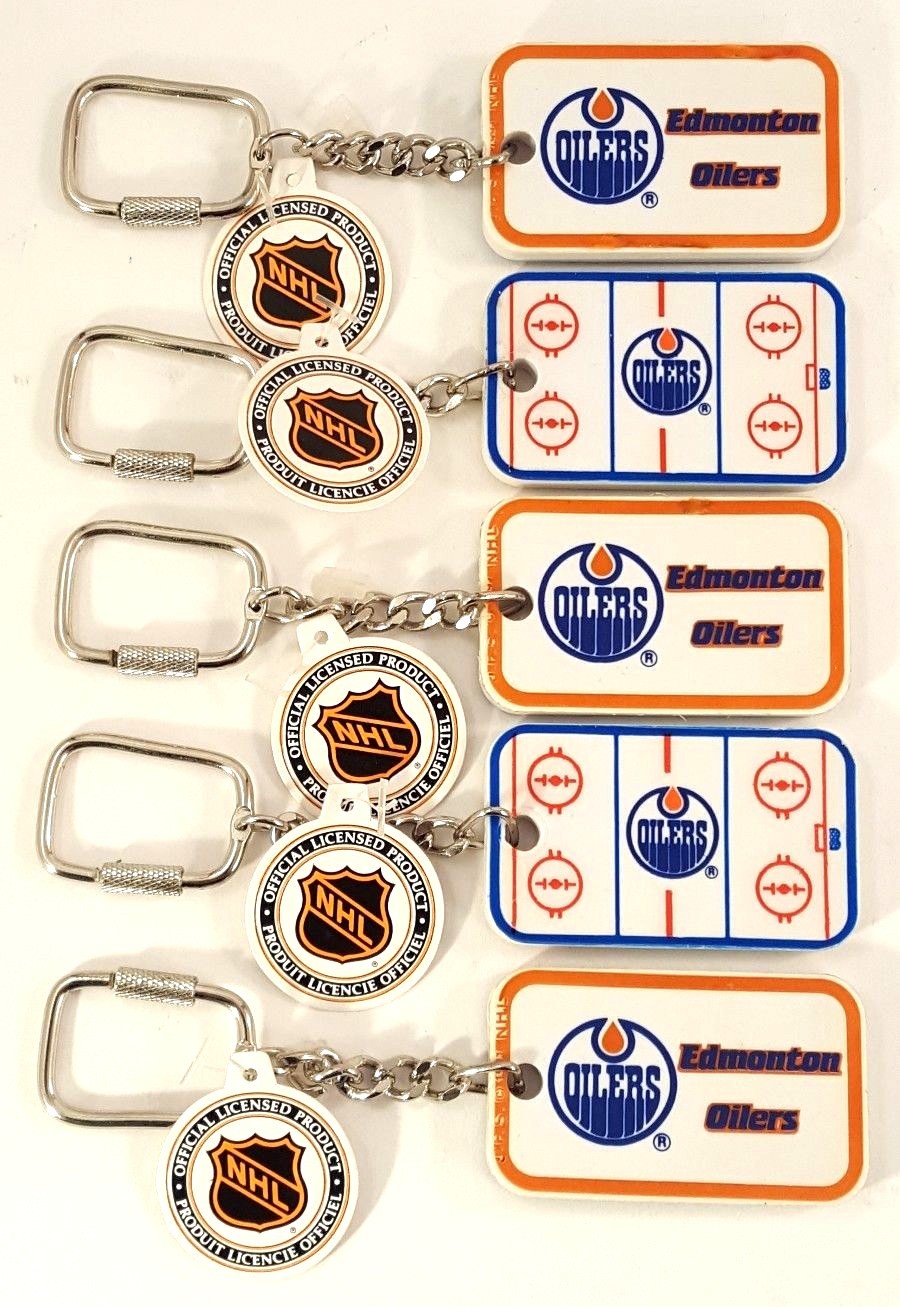 Edmonton Oilers Keychain LOT of 5 NHL 1991 | eBay