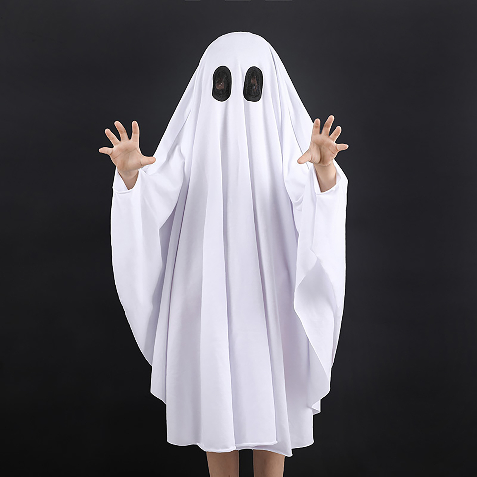 Halloween Cloak Easy-wearing Decorative Halloween White Ghost Cloak ...