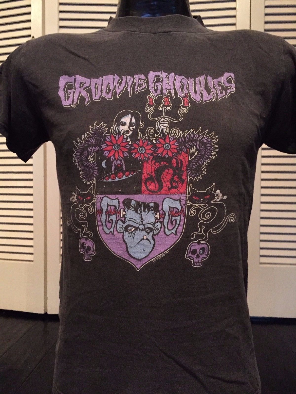 Rare Groovie Ghoulies Tour Shirt Size Small Rock | eBay
