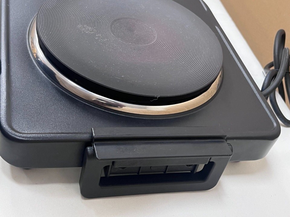 Cookworks 1500W Electric Stove cooker portable Single Hob Table Top Hot ...