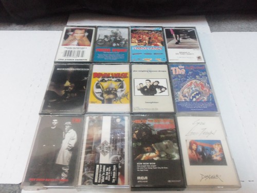 80s New Wave Indie Rock Lot of 12 Cassette Tapes: BOW WOW WOW-PET SHOP ...