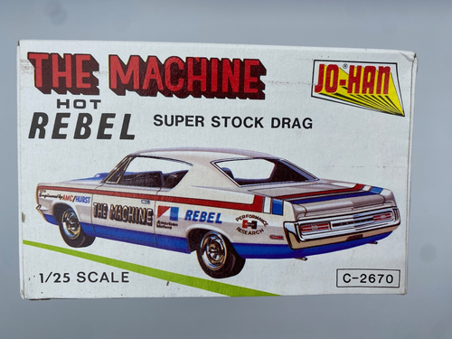 RARE ORIGINAL VINTAGE JO-HAN "THE MACHINE" 1970 HOT REBEL KIT Parts Kit ...