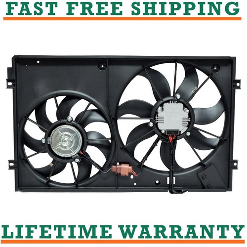 Radiator Condenser Fan Assembly For 05-15 Volkswagen Jetta 2.5L Free ...